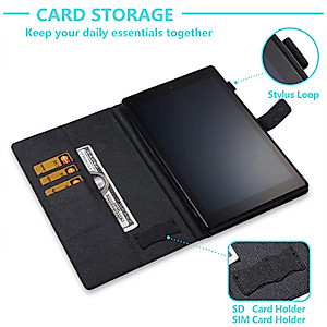 Case for 2016-2018 Kindle Fire HD 8 - MonsDirect PU Leather Smart Case Cover with Auto Wake/Sleep for Kindle Fire HD 8 Tablet (8" 2018 2017 2016 Release, 8th/ 7th / 6th Generation), Don't Touch My Pad