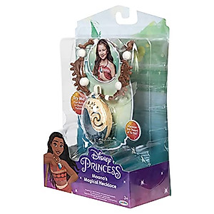 Disney Princess Disney Moana Necklace Light Up Magical Seashell Heart of Te Fiti
