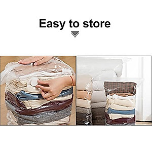 LIFKOME 1 set Bedding Pump Manual Pillows Foldable Inch Quilt Blankets Clothes S Bag Storage Sealer Practical Bags Color Saver Space with Vacuum Ing Professional Reusable Random Hand