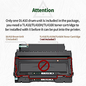 JINTUM DL-410 Drum Unit Replacement for Pantum DL410 DL-410 for M7102DW P3012DW M6800FDW M7100DW M7200FDW M6802FDW M7102DN M7202FDW Printer (2 Black)