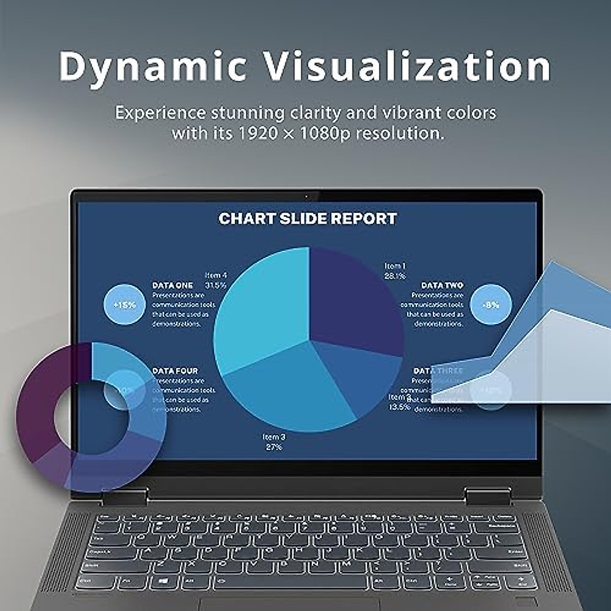 Lenovo IdeaPad Flex 5 15.6" FHD Touchscreen Laptop, Intel Core i5 1135G7, 8GB RAM, 512GB SSD, Intel Iris Xe, Backlit Keyboard, Fingerprint Reader, Wi-Fi AX, Gray, Win 11, 32GB USB Card (Renewed)