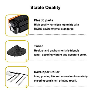 Toner Bank Compatible 045 Toner: Cartridge Replacement for Canon 045 045H MF634Cdw MF632Cdw Color ImageCLASS LBP612Cdw LBP612 MF632 MF634 Printer Ink (Black, 2-Pack)