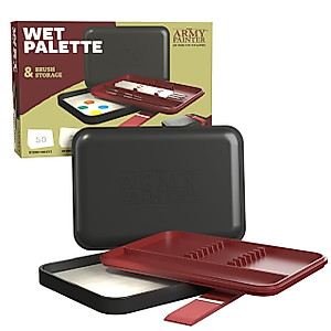 The Army Painter Hydropack Bundle Stay Wet Palette for Acrylic Painting - Acrylic Paint Palette, 50 Pcs Wet Palette Paper, and 2 Wet Pallet Sponges