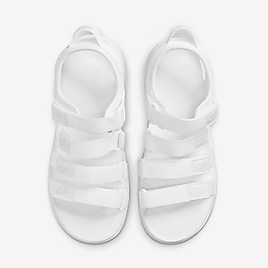 Nike Women's Icon Classic Sandal NA White/Pure Platinum-White (DH0224 100) - 9