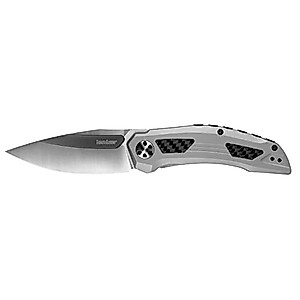 Kershaw Norad Folding Pocket Knife, 3.3 Inch Blade with Manual Open, Frame Lock (5510), Black