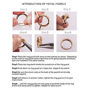 ELETIUO 13 Pack Filled Gold Metal Ring Guard with 4 Sizes Spirals,Invisible Ring Size Adjuster Set for Loose Rings,Ring Guard, Ring Sizer, Fit for Men and Women Rings,2 Styles (Gold+Transparent)