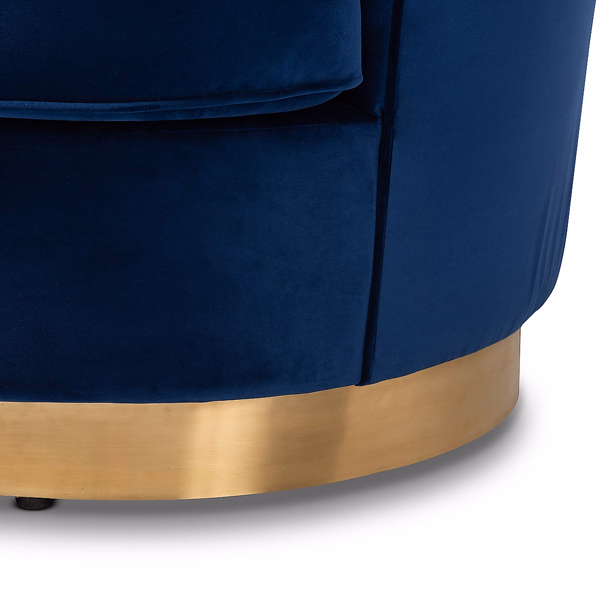 Baxton Studio Sofas, Royal Blue/Gold