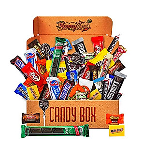 HERSHEY'S Assorted Bulk Chocolate Mix 3 Pounds - KitKat, Almond Joy, Milki Way, Tootsie, 3 Musketeers & More. Candy Variety Pack Fun Size, Individually Wrapped Assorted Milk Chocolate Bars. Candy Gift Box for Easter, Birthday Party, College Students