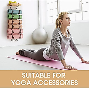 HULISEN Towel Racks for Bathroom, Wall Mounted Towel Rack with Wooden Shelf & 4 Hooks, Extended Wall Mount Towel Holder, Metal Bath Towel Holder for Bath Storage Organizer and Decor, Matte Black