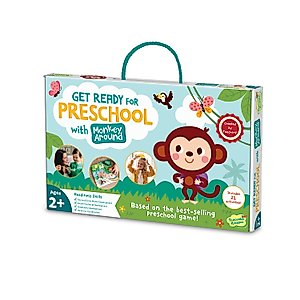 Peaceable Kingdom Get Ready for Preschool with Monkey Around Game for Pre School Kids and Toddlers