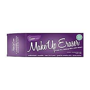 The Original MakeUp Eraser, Erase All Makeup With Just Water, Including Waterproof Mascara, Eyeliner, Foundation, Lipstick, and More (Queen Purple)