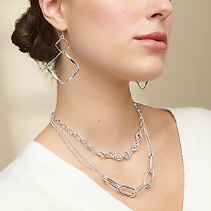 Silpada 'Squared Up' Sterling Silver Drop Earrings