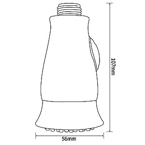Weirun Replacement Universal Sprayer Pull Out Spray Head for Kitchen Sink Pull-Down Faucet 1/2-Inch IPS Connector 2-Function, Brushed Nickel