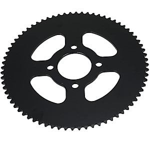 YOXUFA 72 Tooth 35 Chain Sprocket 51mm Bore for Mini Bike Go Kart with Predator 79cc 212cc 420cc Engine ATV Go Cart Powersports Parts