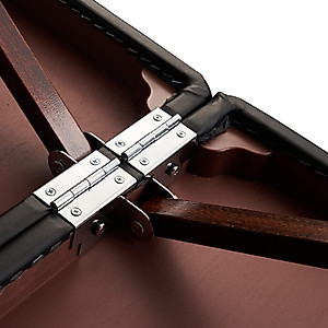 Master Massage Roma II Portable Massage Table Bed Package with 2.5" Cushion, Half Round Bolster, Disposable Face Cover, Black, 30" Salon Beauty Tattoo Lash Facial Bed(Roma II with Ambient Light)