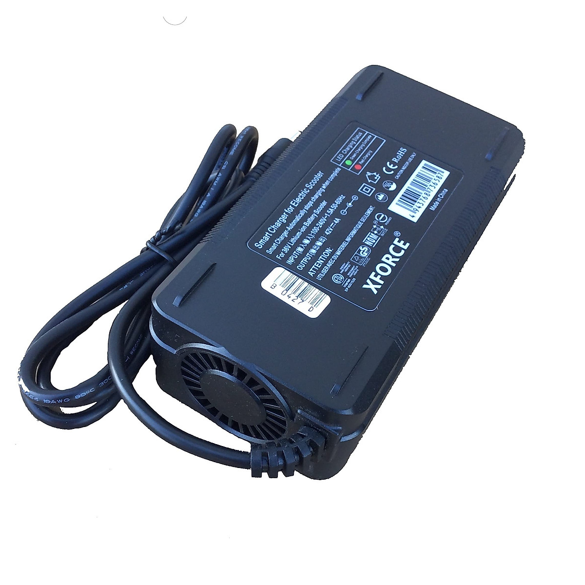 4 Amps Smart Charger Compatible with Macwheel MX1, MX2, MX3 and MX PRO Electric Scooter