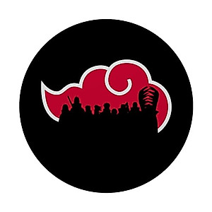 Naruto Shippuden Akatsuki Silhouette PopSockets Standard PopGrip
