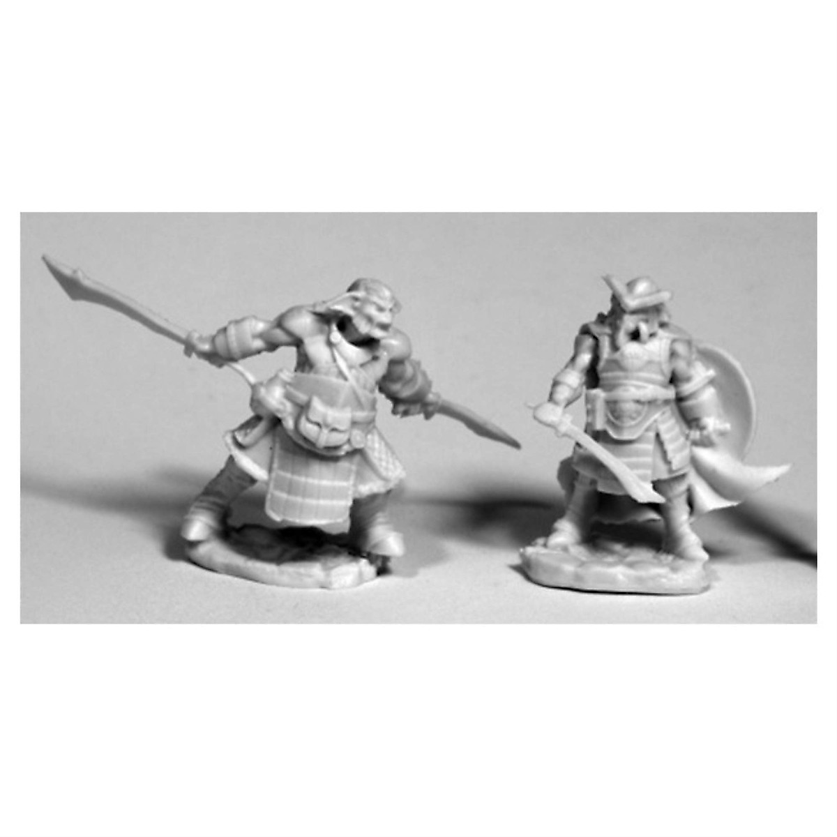 REAPER Miniatures Hobgoblin Veterans #77477 Bones Unpainted Plastic Mini Figure