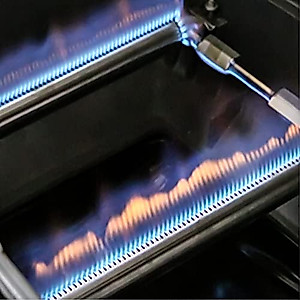 Utheer 7508 Grill Burner Tube for Weber Genesis Silver B/C Gold B/C Spirit 700 Spirit E-310, E-320 Side Control Weber 900 Grill Parts Stainless Steel Gas Grill Burner Tube Kit,Detachable Burner