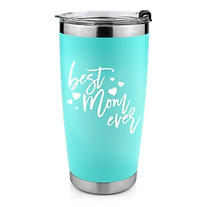 Best Mom Ever-Gift for Mom for Christmas, 20 Ounce Stainless Steel Tumbler
