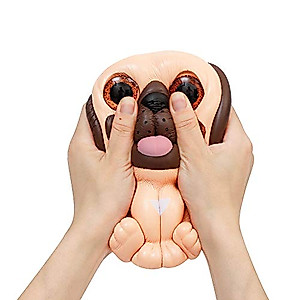 Anboor 7.9 Inches Dog Squishies Jumbo Kawaii Soft Slow Rising Scented Animal Big Eyes Squishies Pug Stress Relief Kids Toys Decorative Props
