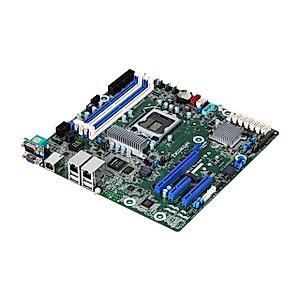 ASRock Rack E3C242D4U LGA1151/ Intel C242/ DDR4/ SATA3&USB3.0/ V&2GbE/ MicroATX Server Motherboard