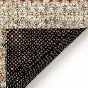 Addison Bravado Geometric Ikat Canyon Power Loomed 8' x 10' Area Rug