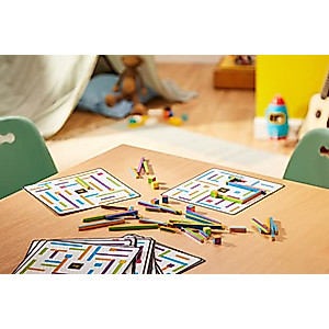 Learning Resources iTrax Critical Thinking Game - 69 Pieces, Ages 6+ Brainteaser Games for Kids, Develops Critical Thinking Skills, Board Games