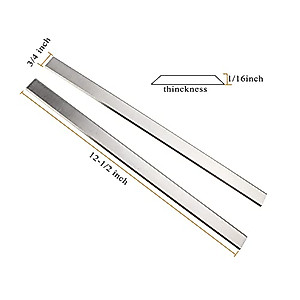 TJATSE 12 Inch HSS Planer Blades Knives for Delta 22-540 22-547 TP300 Craftman 23378, 2 Packs