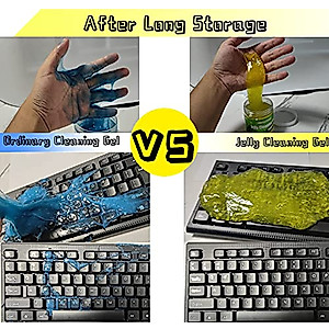 HonenF Jelly Cleaning Gel,Universal Cleaning Gel for Car and Keyboard,Car Cleaning Putty,Cleaning Gel for Car Detailing,Dust Cleaning Gel for Car,Car Interior Cleaner,Car Vent Cleaner