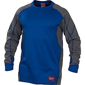Rawlings Kids' Youth Athletic Fit Pullover, Royal, Small