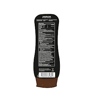 Australian Gold Sunscreen Lotion with Instant Bronzer, Broad Spectrum, Water Resistant, Non-Greasy, Oxybenzone Free, Cruelty Free, SPF 30, Coconut, 8 Fl Oz (A70902)