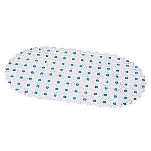 38 * 68cm1PC PVC Anti Skid Bath Mats Rectangle Soft Shower Bathroom Massage Mat Suction Cup Non Slip Bathtub Carpet Large Size Rubber Shower Bath Bathtub Kitchen mat Home Decor