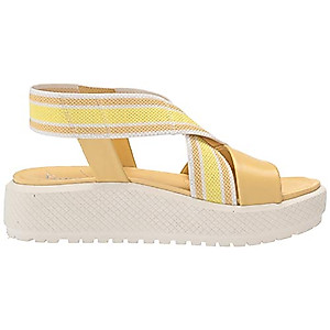Franco Sarto Womens Niko Sandal Light Yellow 7.5 M