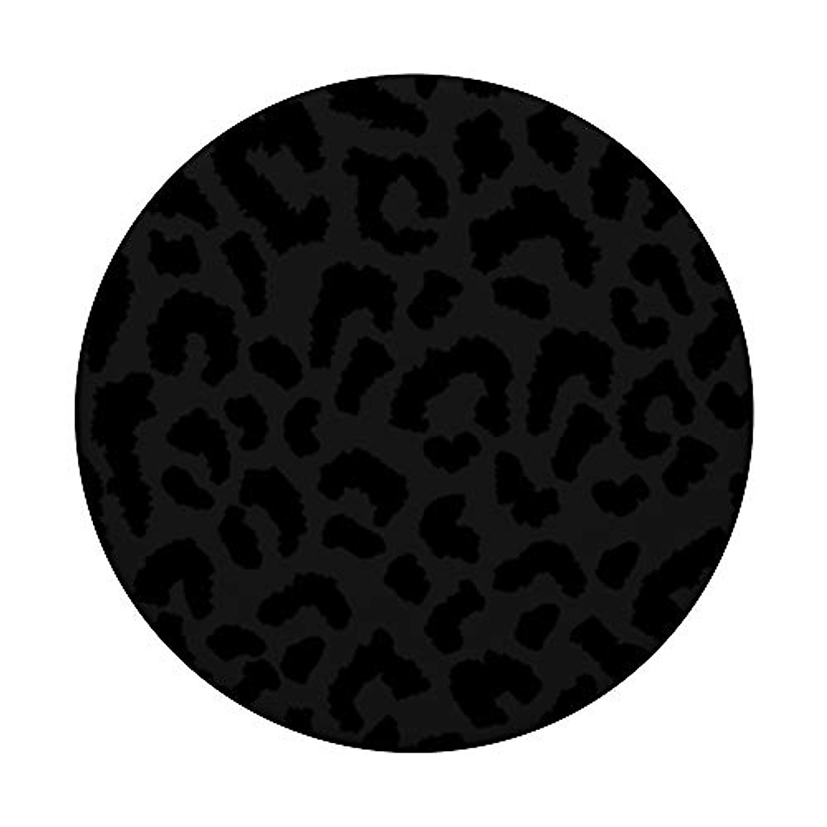 Black Leopard Skin Print For Women - Black Cheetah Pattern PopSockets PopGrip: Swappable Grip for Phones & Tablets