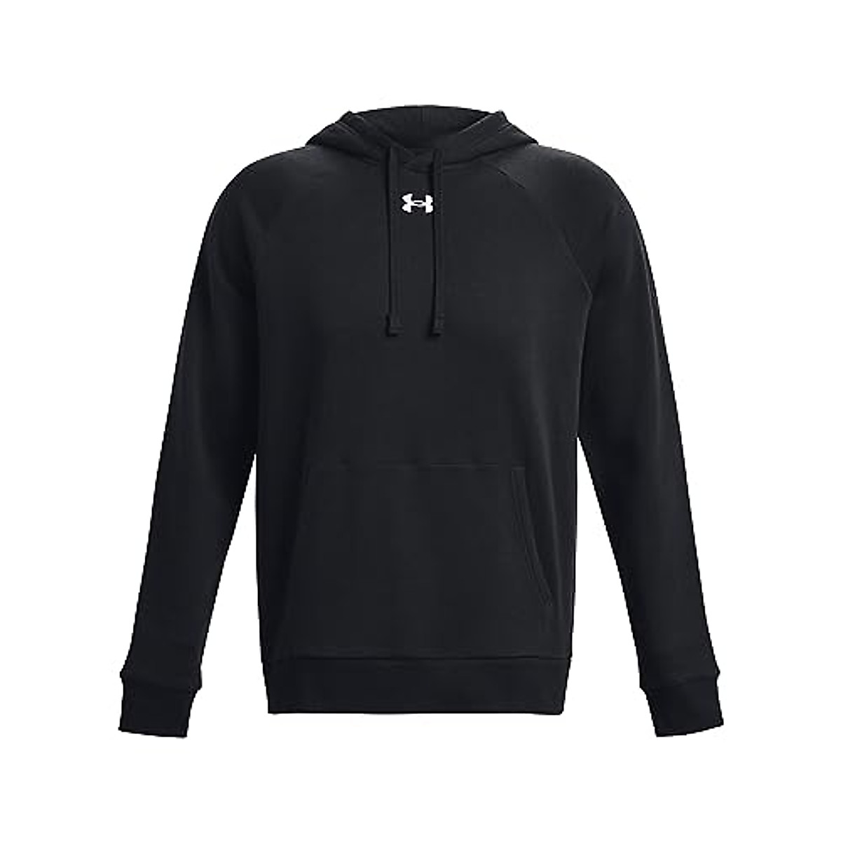 Under Armour Men's Rival Fleece Hoodie, (001) Black / / White, X-Large