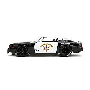 Big Time Muscle 1:24 1979 Chevy Camaro Z28 Die-Cast Car, Toys for Kids and Adults (Police Colors)