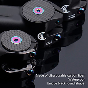 BuyWeek Bike Headset Top Cap, Bicycle Headset Top Cover Mountain Bike Fork Tube Headset Cover for Mountain Road Bike