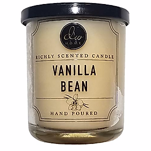 DW Home Small Single Wick Candle Vanilla Bean Scent 4 oz.