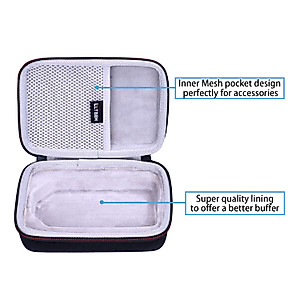 LTGEM EVA Hard Case for Zoom H4n Pro/Tascam DR-40X / Zoom H4essential 4-Track Digital Multitrack Recorder - Travel Protective Carrying Storage Bag