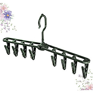 2pcs Collapsible Hangers c fold Towels Collapsible Laundry Drying Rack Foldable Clip Drip Hanger Clothes Drying Racks Folding Drying Rack Socks Holder Multi-Purpose Hanger Bra Clip