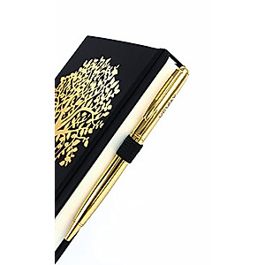 Veway Tree of Life Journal for Women & Men - Fancy Journal for Writing - Vegan Leather Writing Journal with Pen - A5 Hardcover Luxury Journal Notebook Gift Set