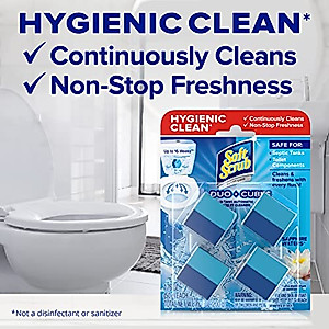 Soft Scrub In-Tank Toilet Cleaner Duo-Cubes, Sapphire Waters, 4 Count