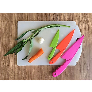 Plastic Kid Knives For Kids Toddler Children Cooking Safe Kitchen Knife Set For Cutting Lettuce Knife Salad Knives