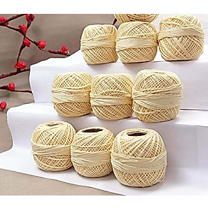 S2J Embroidery Yarn Cotton Crochet Thread Lot of 10 Pcs Knitting Tatting Ball