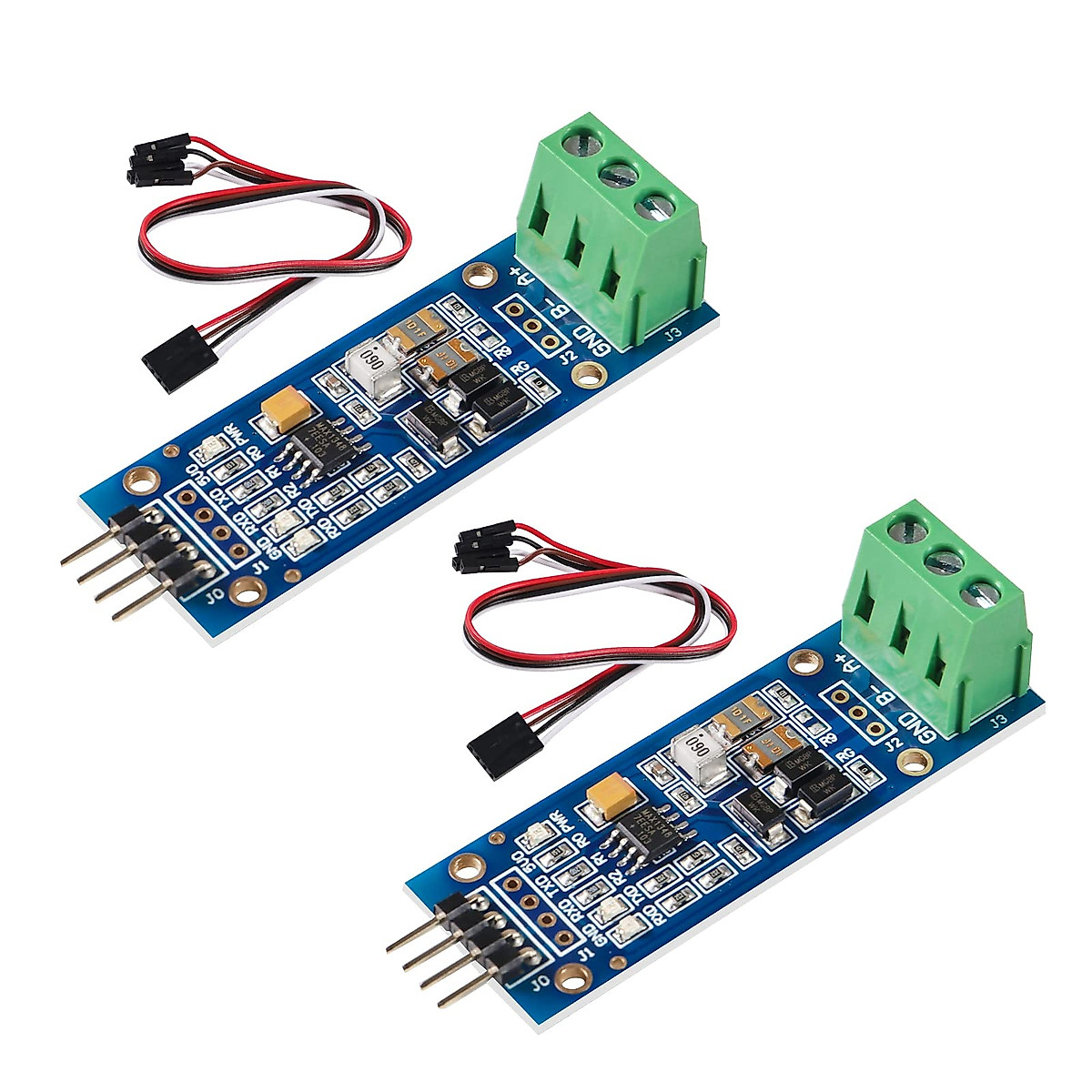 QCCAN 2pcs RS485 to TTL 5V Board with MAX13487 Chip for Raspberry Pi