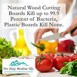 Blue Ridge Mountain Gifts Personalized Cutting Board - Laser Engraved Wooden Chopping Boards, Measurement Conversions for Counter Display and use