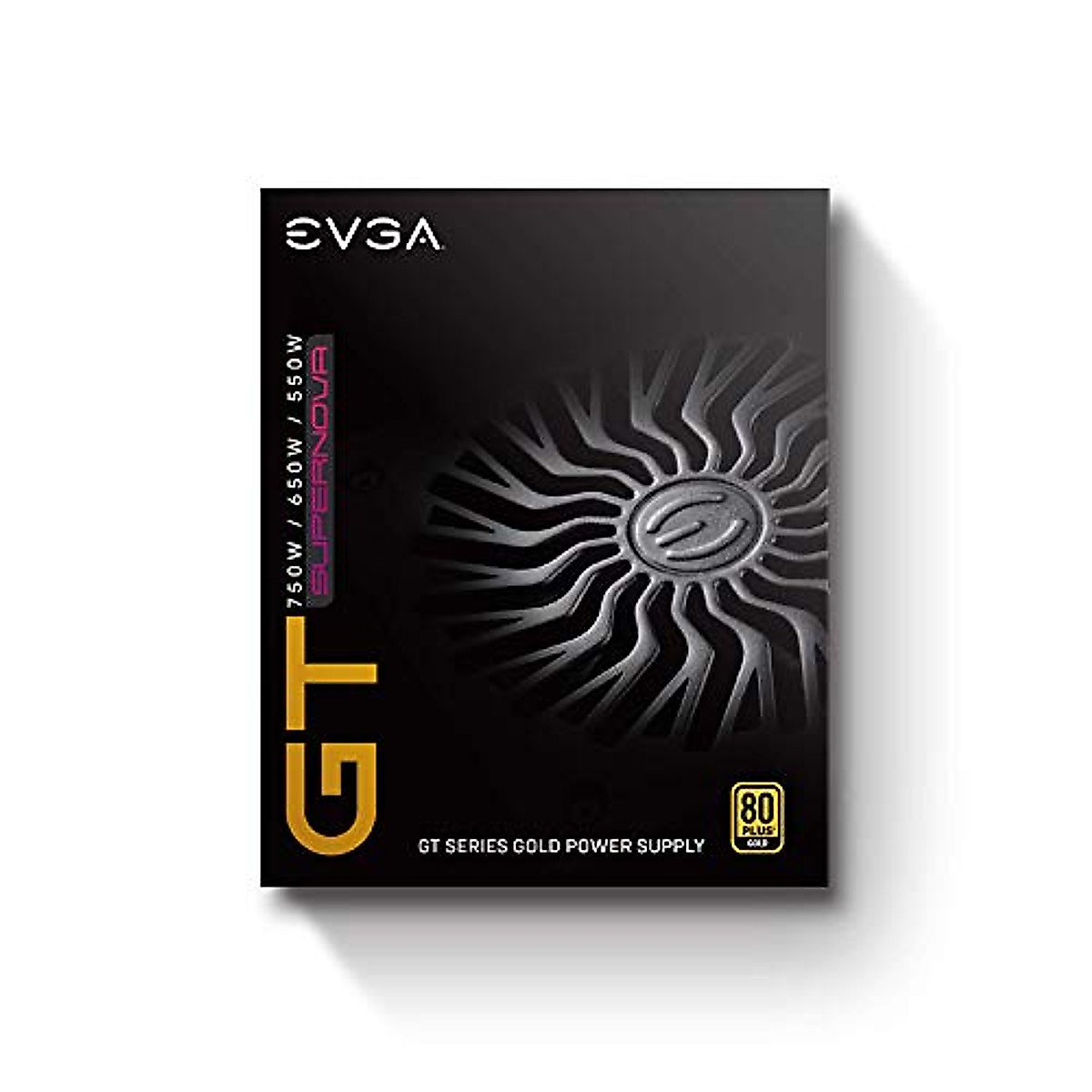 EVGA 750 GT, 80 Plus Gold 750W, Fully Modular, Auto Eco Mode with FDB Fan, 100% Japanese Capacitors, 7 Year Warranty, Includes Power ON Self Tester, Compact 150mm Size, Power Supply 220-GT-0750-Y1