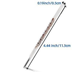 ℉ Oral Thermometer for Adults and Kids 2PCS - Glass Thermometer for Rectal Temperature - Accurate Easy Reading by HARIKA LIFE