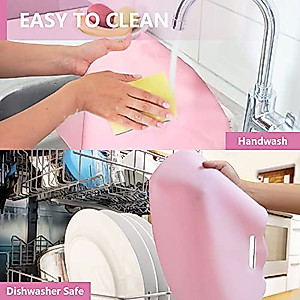 3 Pack Slow Cooker Liners Leakproof Newly Upgraded, Easy Clean Crock Pot Liners Reusable Silicone Bag Liners Fit 7-8 Quarts Oval or Round Pot